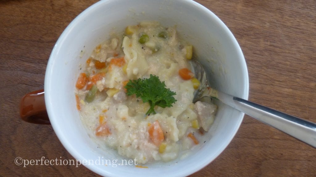 Creamy Crockpot Chicken Noodle Soup - Perfection Pending