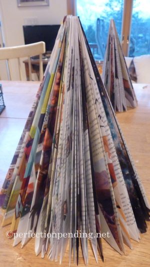 Magazine Christmas Tree Tutorial (or an activity to keep your kids ...