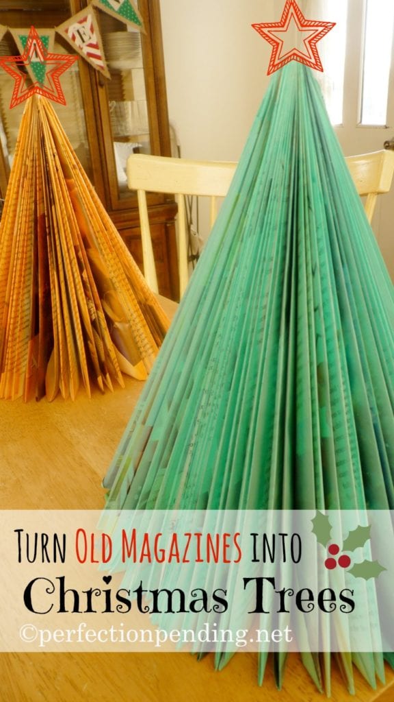 Magazine Christmas Tree Tutorial (or an activity to keep your kids ...
