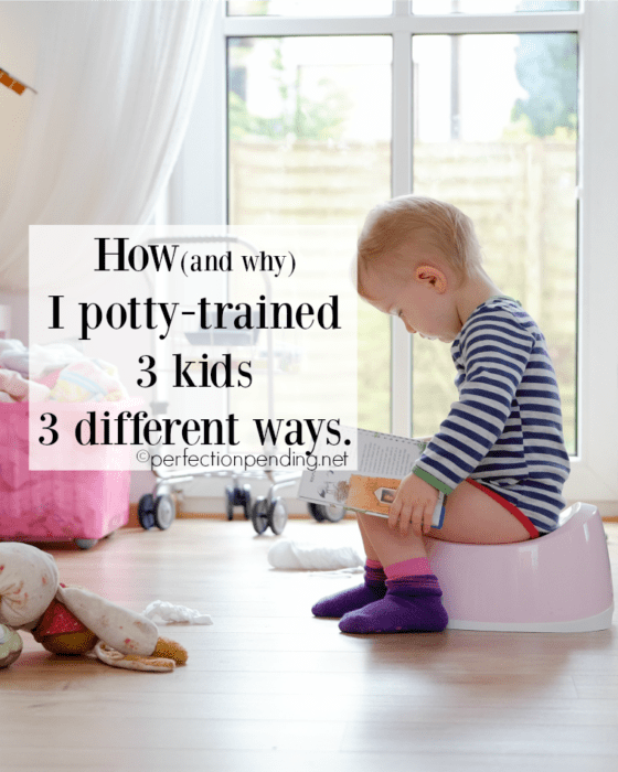 How I Potty Trained 3 Kids Three Different Ways. And Tips and Tricks ...