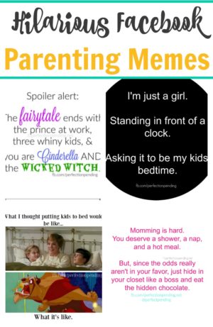 Hilarious Facebook Parenting Memes of the Month - Perfection Pending
