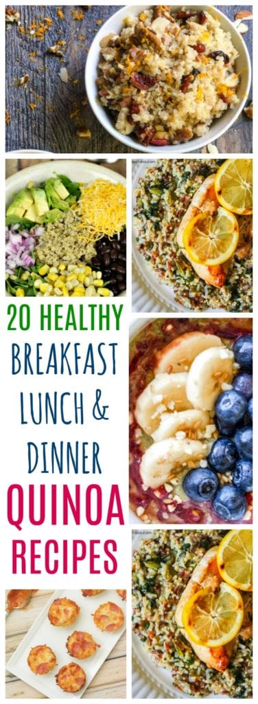 20 Healthy Quinoa Recipes For Breakfast, Lunch, and Dinner - Perfection ...
