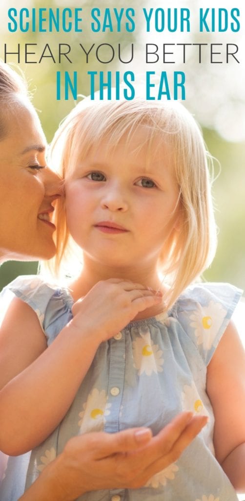 Kids Aren't Listening? Science Says Try Talking In Their RIGHT Ear ...