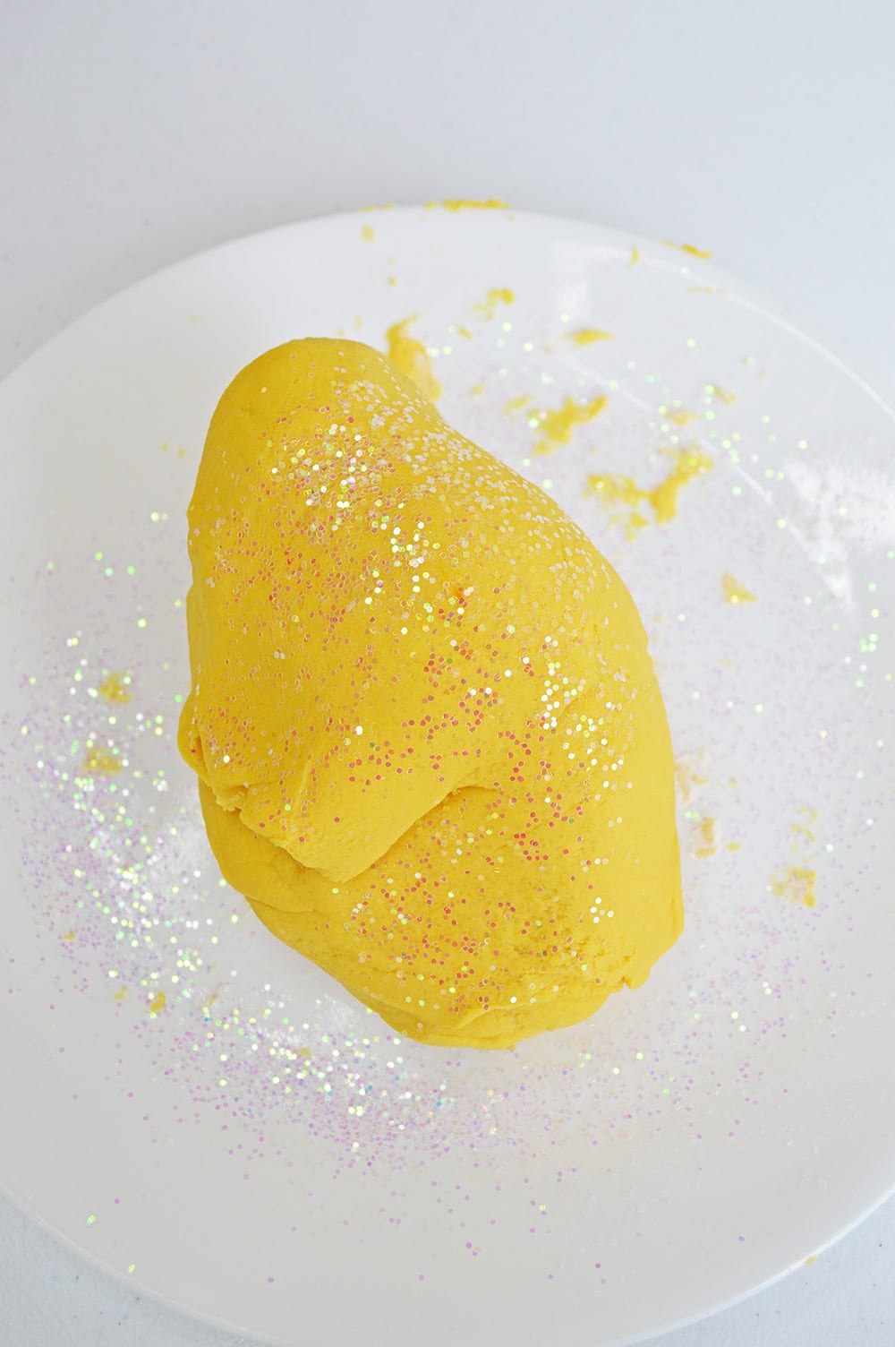 Yellow Homemade Playdough Recipe - Perfect For Easter - Perfection Pending