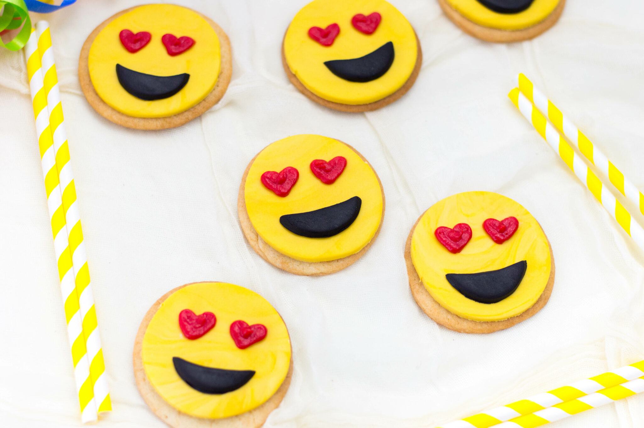 The BEST Heart Eyes Emoji Cookies Recipe - Perfection Pending